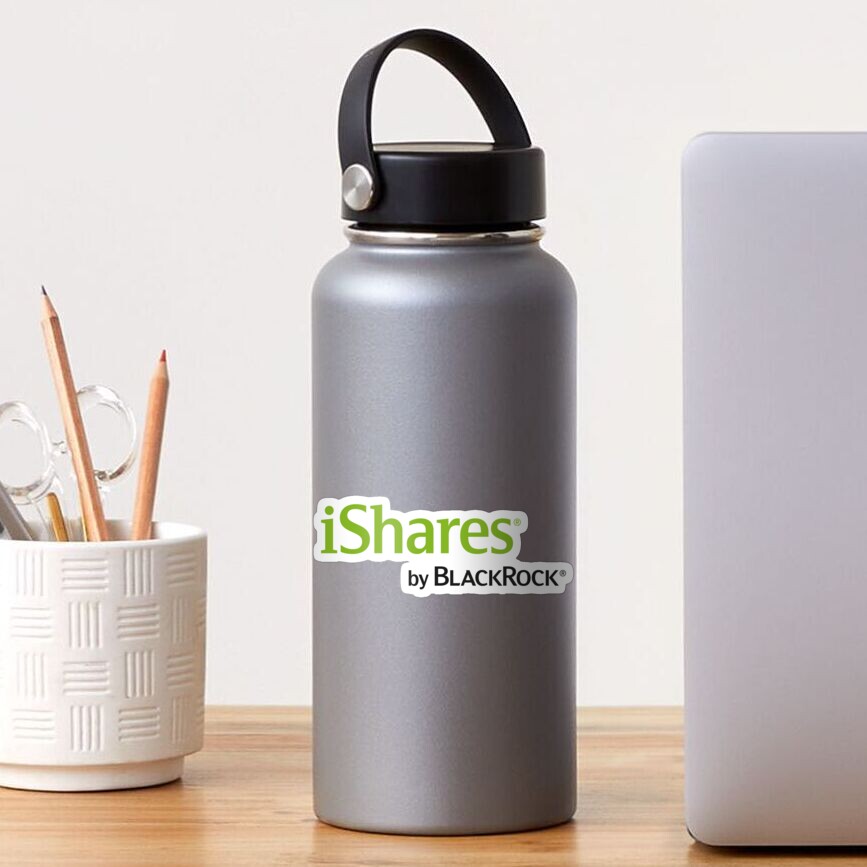 "iShare by BlackRock logo" Sticker for Sale by DagnoloCarlo | Redbubble
