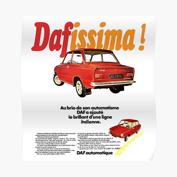 Daf Posters | Redbubble