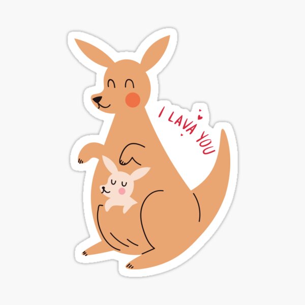 "Joey baby kangaroo" Sticker for Sale by ClinicGarbage | Redbubble