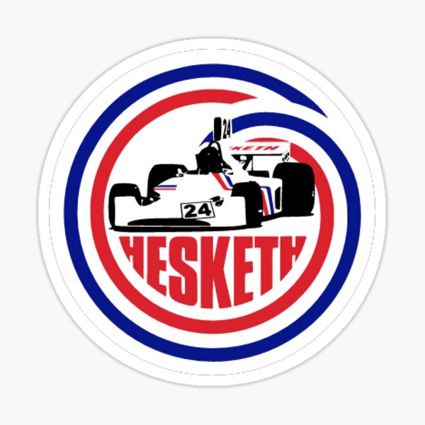 "Hesketh F1" Sticker for Sale by AdamGungl76 | Redbubble
