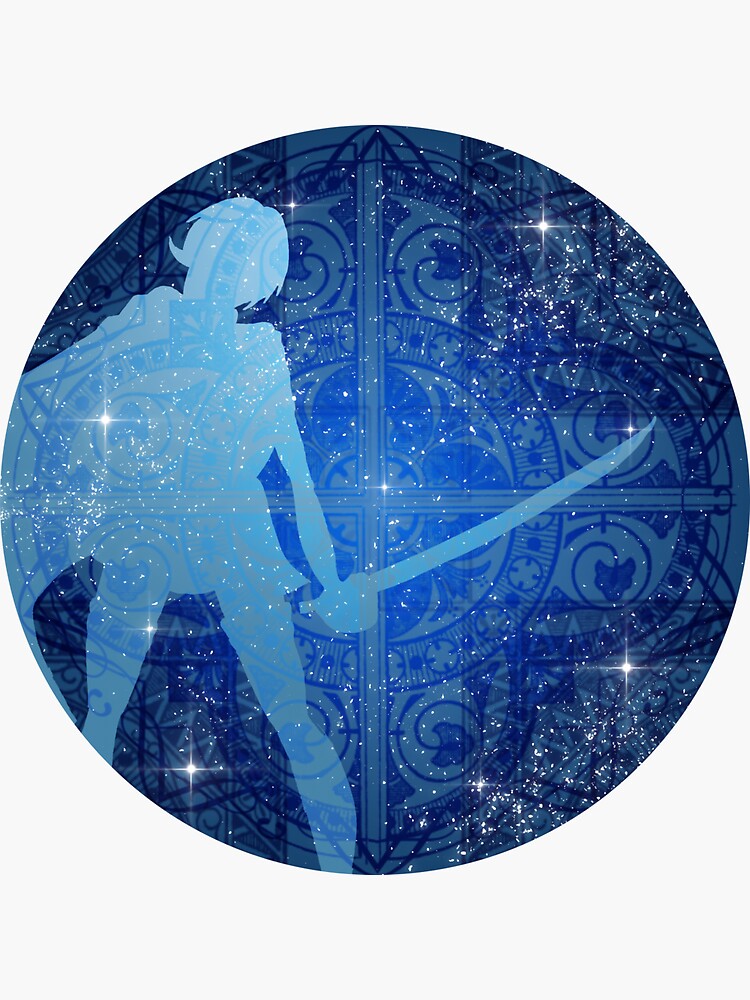 "Sayaka" Sticker for Sale by chasing-blue | Redbubble