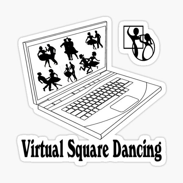 "Virtual Square Dance" Sticker for Sale by DWHT71 | Redbubble