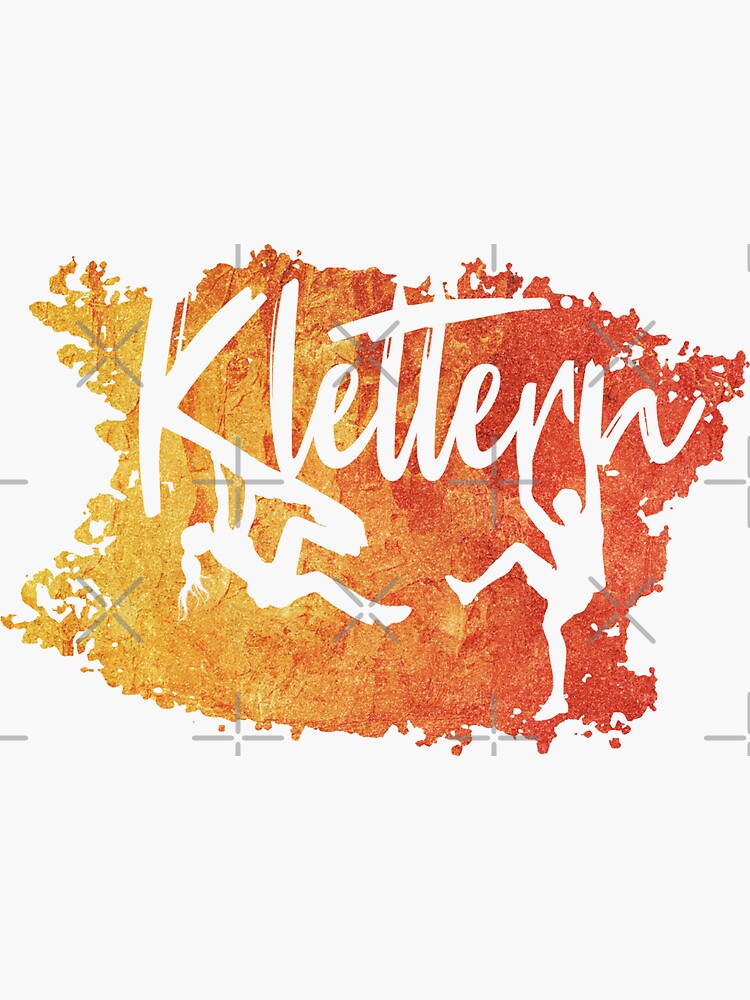 "Rock climbing lettering climber female climber fire and flame ...