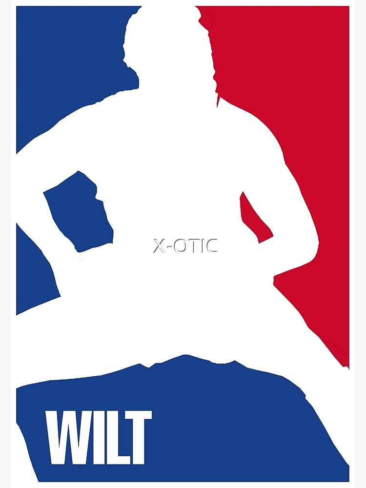 "Wilt Chamberlain NBA Logo" Canvas Print by X-OTIC | Redbubble