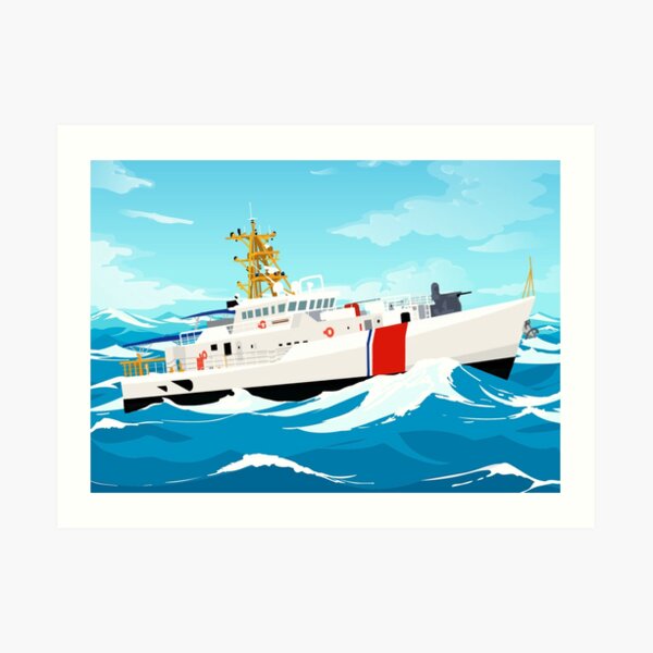 "USCG Asset Portraits - Fast Response Cutter" Art Print for Sale by ...