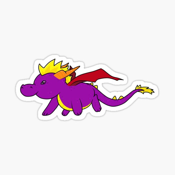 "Spyro" Sticker for Sale by Nightlea | Redbubble