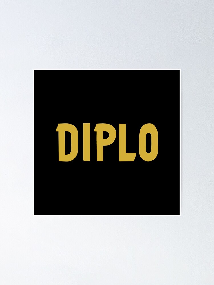 "Diplo Logo 1" Poster for Sale by akashrein | Redbubble
