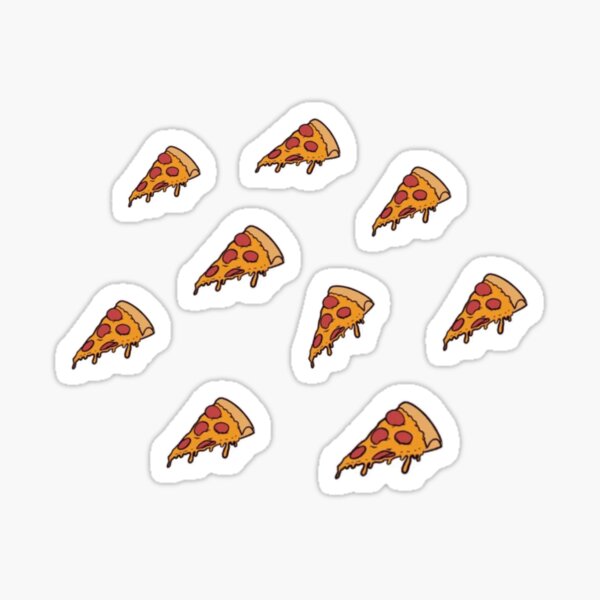 "pizza sticker pack" Sticker by LaurieeStickers | Redbubble