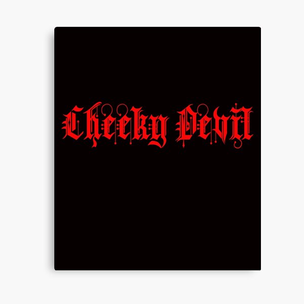 Cheeky Devil Canvas Prints | Redbubble