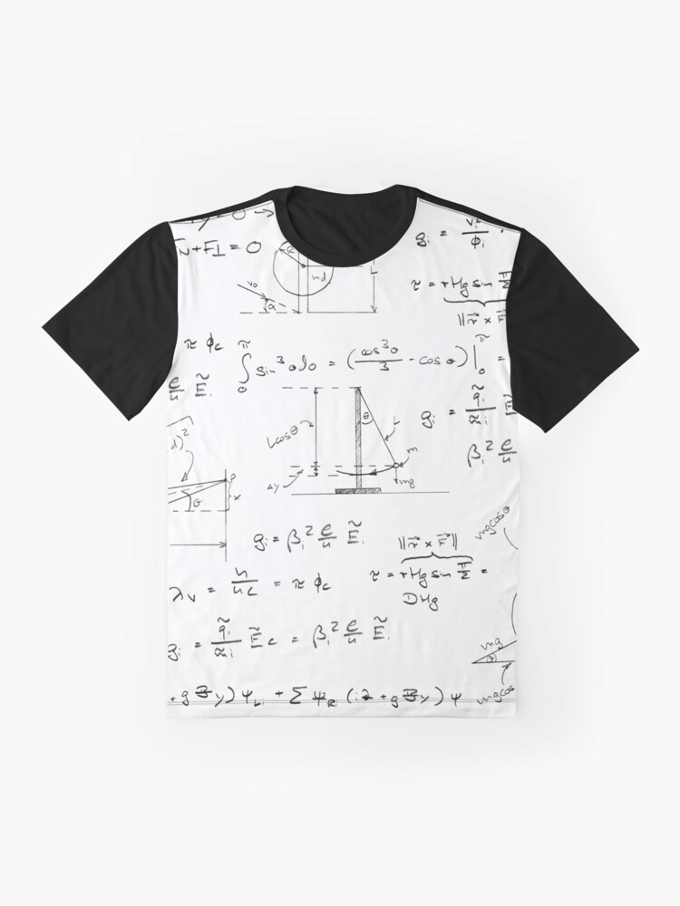 "Physics science diagrams and formulas" Graphic T-Shirt for Sale by UDDesign | Redbubble