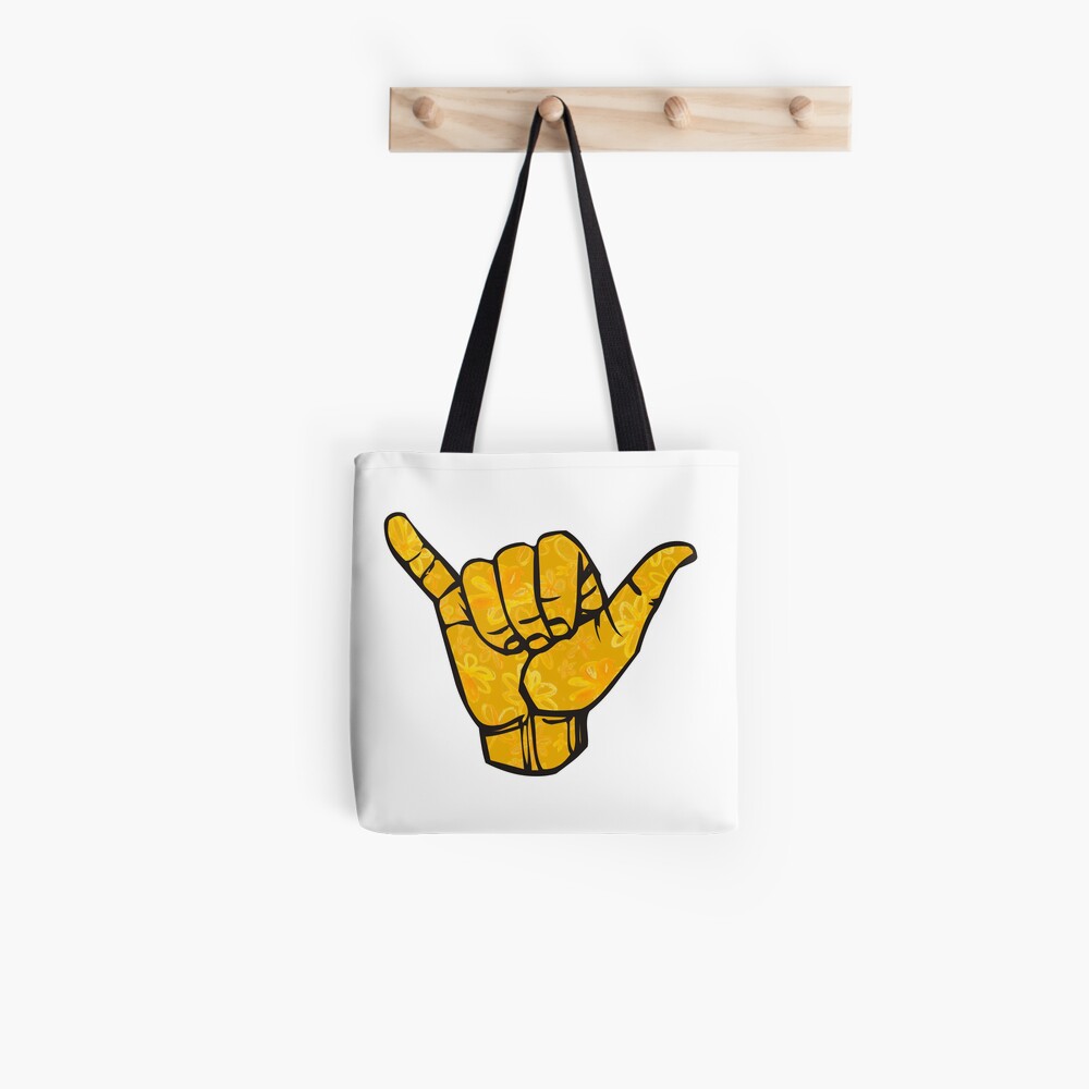 "Yellow Shaka" Sticker for Sale by Nancy Scotch | Redbubble
