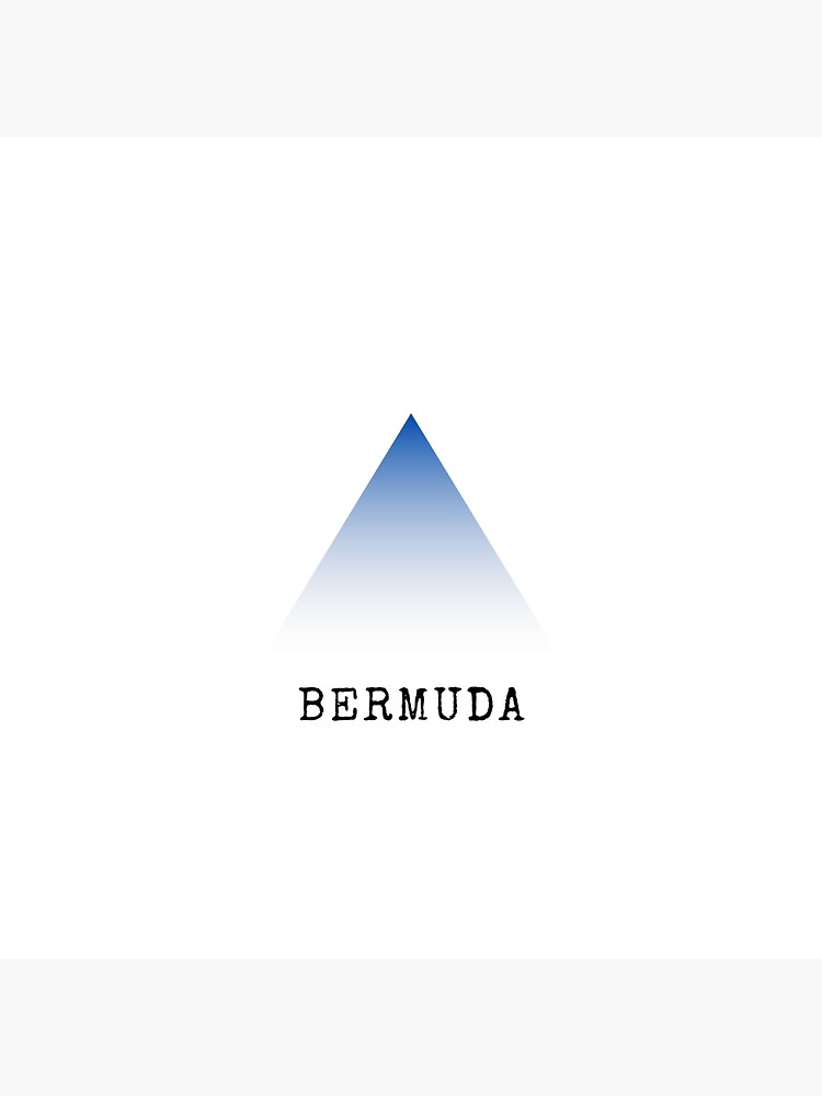 "Bermuda Triangle minimalist design " Sticker by iluminate | Redbubble