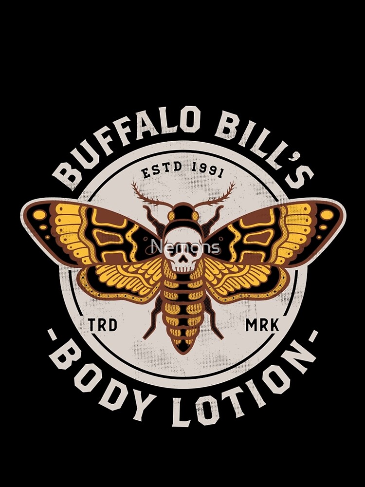 "Buffalo Bill's Body Lotion - Death's Head Moth - Horror - Distressed ...