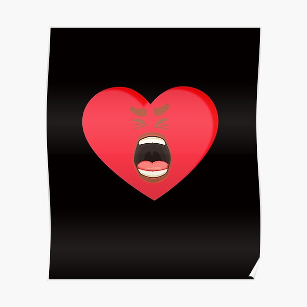 "Please Scream Inside Your Heart" Poster for Sale by hamzalr | Redbubble