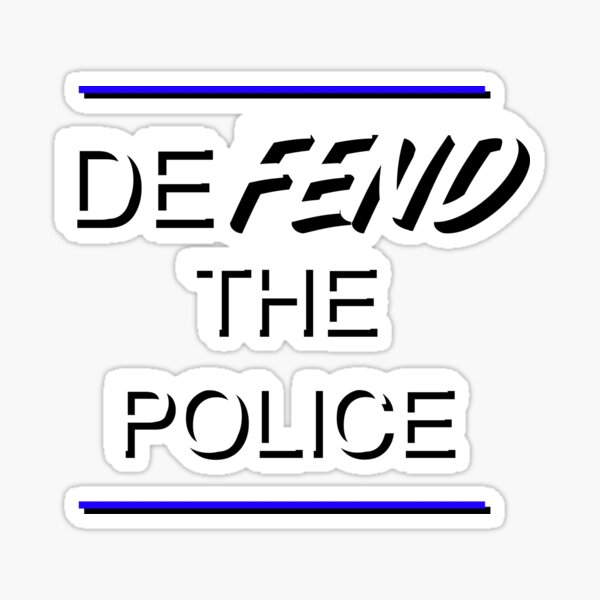 "Defend the police thin blue line design " Sticker for Sale by TimShane ...