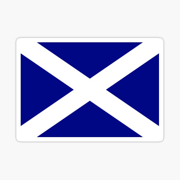 "Saltire Flag" Sticker for Sale by Gogetatme | Redbubble