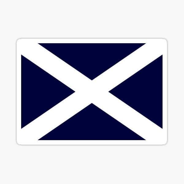 "Saltire Flag" Sticker for Sale by Gogetatme | Redbubble