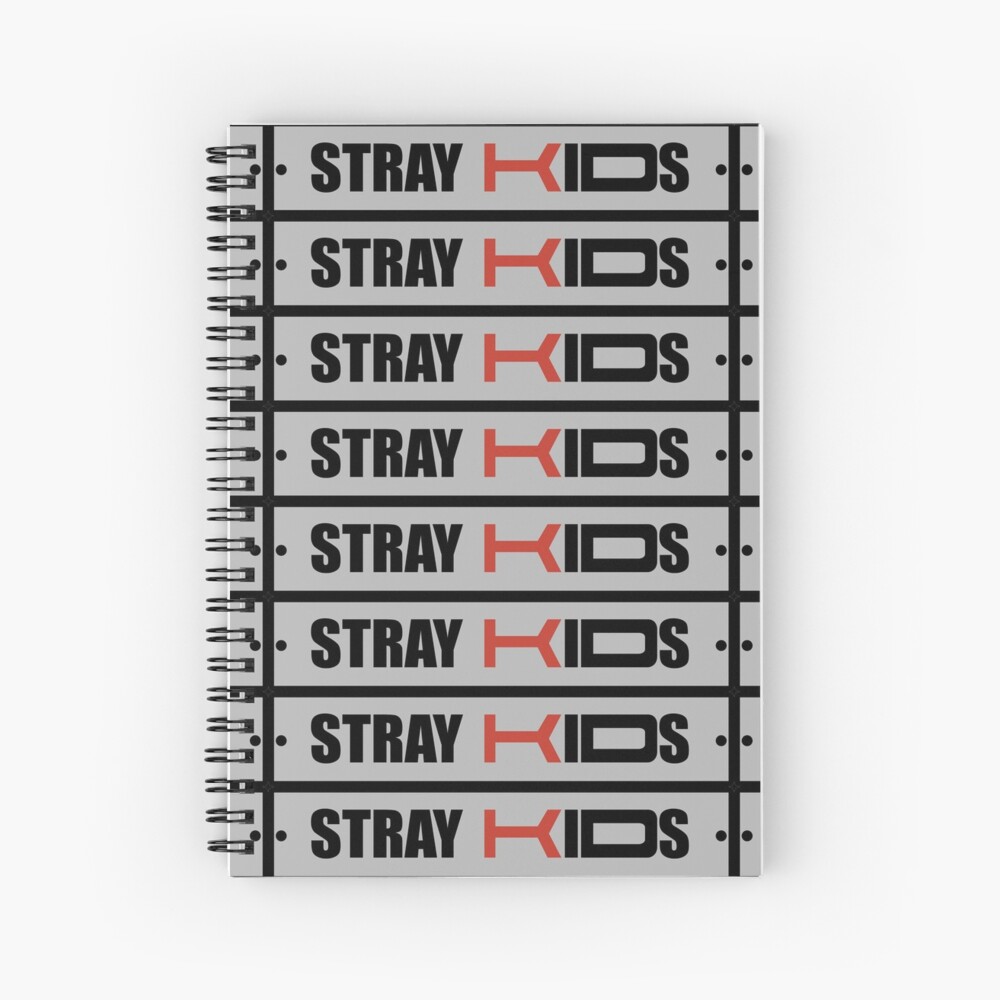 "Stray Kids 神메뉴 Gods menu license plate MV " Spiral Notebook for Sale ...