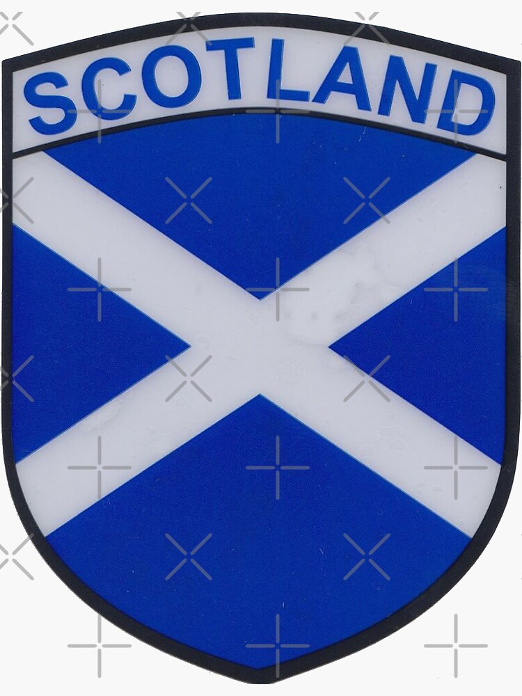 "Saltire" Sticker by Focal-Art | Redbubble