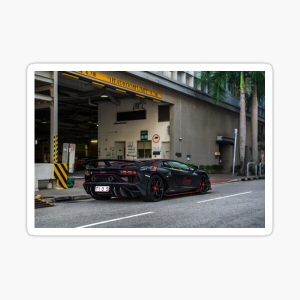 "Aventador SVJ" Sticker for Sale by ricoliu | Redbubble