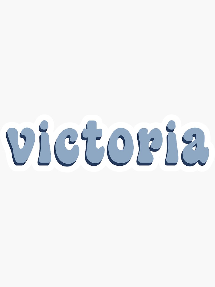 "victoria" Sticker by jesser0428 | Redbubble