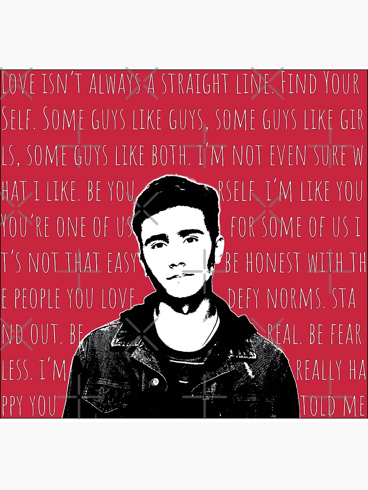 "Love, Victor Quotes" Sticker by byLyric | Redbubble