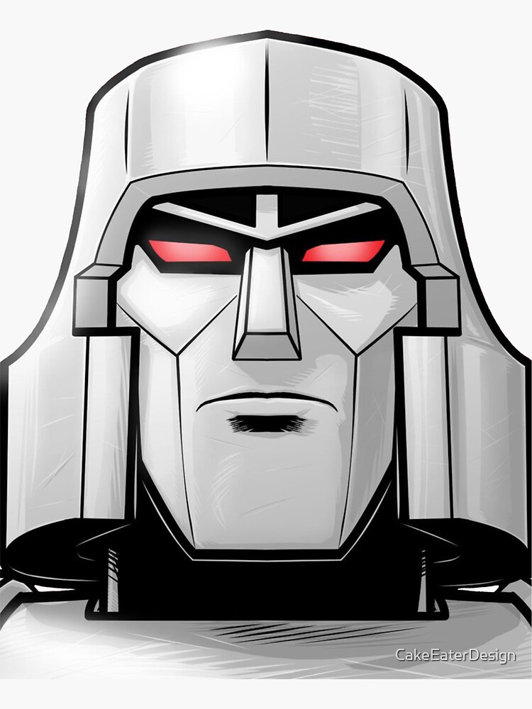 "Megatron" Sticker by CakeEaterDesign | Redbubble