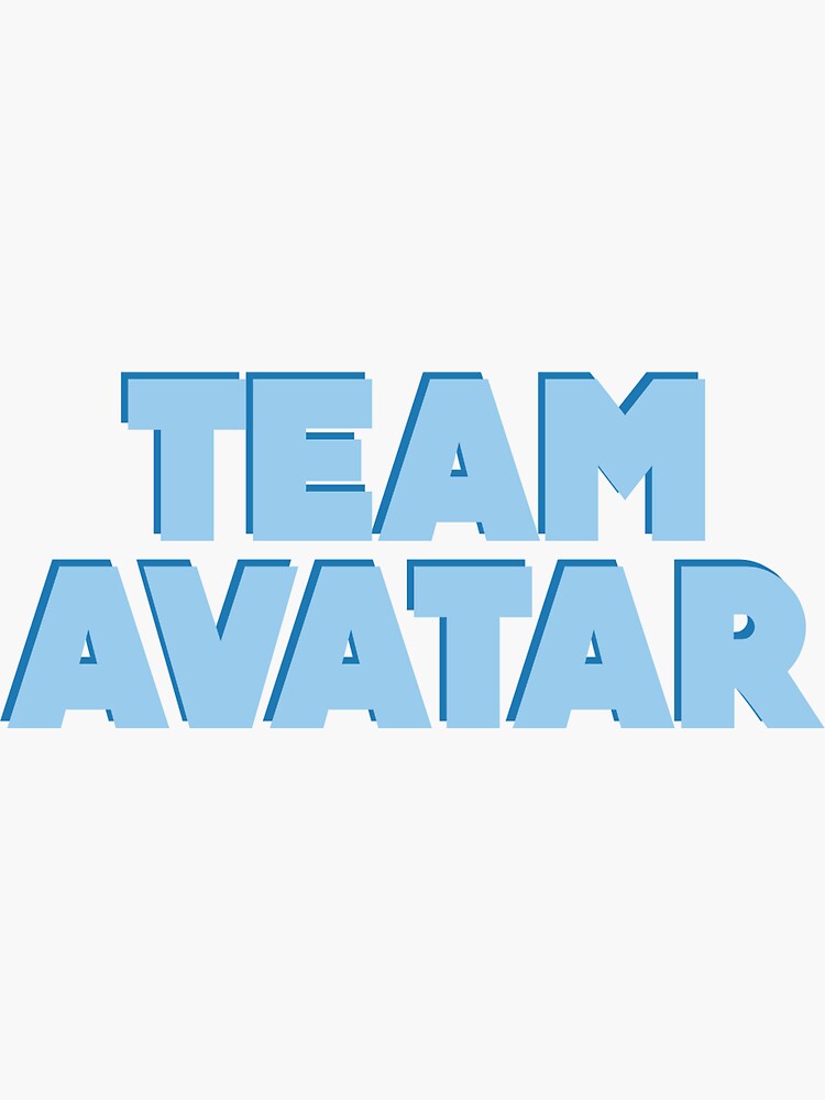 "Team Avatar Blue" Sticker by kelsg56 | Redbubble