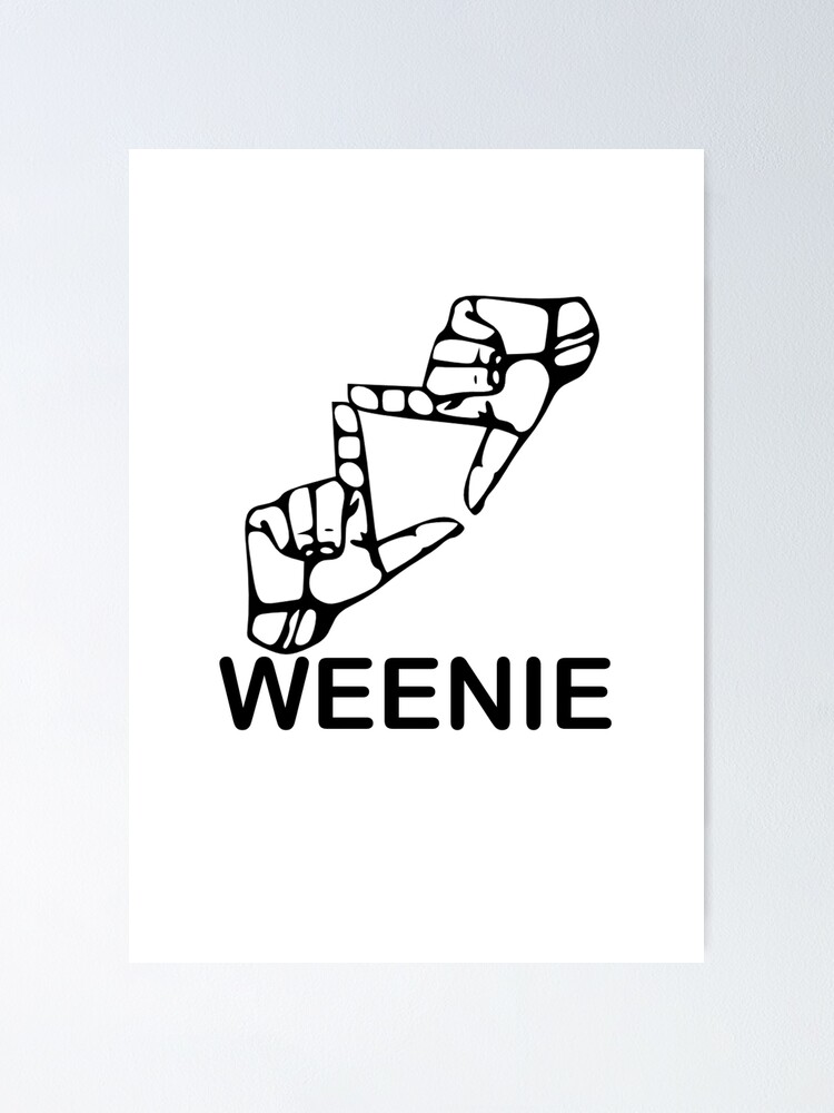 "L7 Weenie! Sandlot Sticker" Poster by Dearpeople | Redbubble
