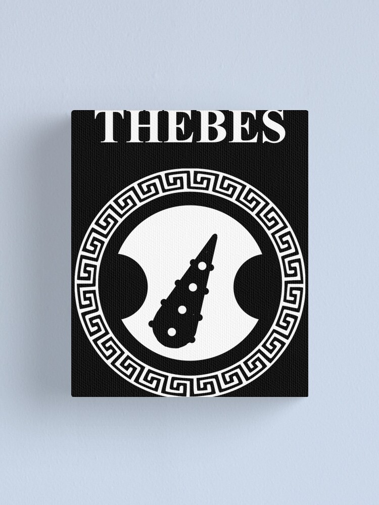Thebes Ancient Greek City State Sacred Band Canvas Print For Sale By