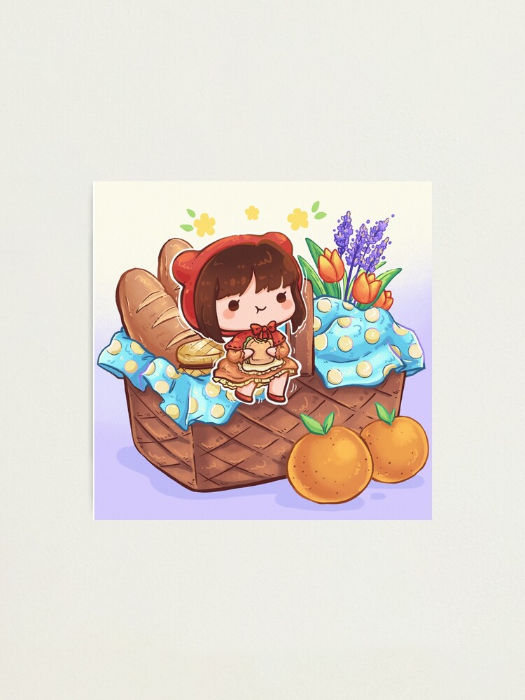 "little red riding hood - picnic basket" Photographic Print for Sale by ...