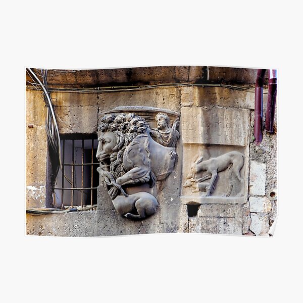 "Roman high relief " Poster by troianifabrizio | Redbubble