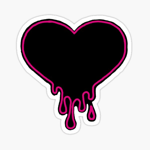 Paper & Party Supplies Creepy Cute Bleeding Heart Sticker Stickers etna ...