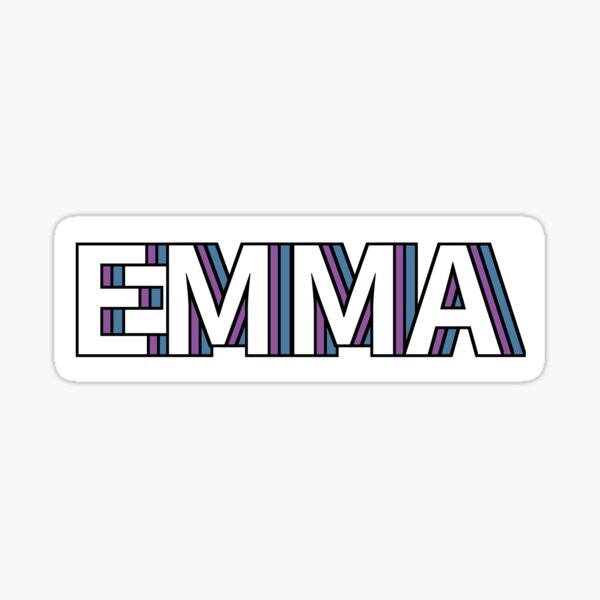 "Emma " Sticker by DanielleWein | Redbubble