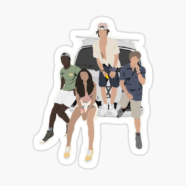 "outer banks (OBX) digital character portrait" Sticker for Sale by ...