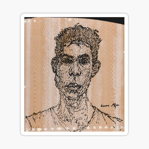 "Unwound" Sticker for Sale by LaurenceMArt | Redbubble