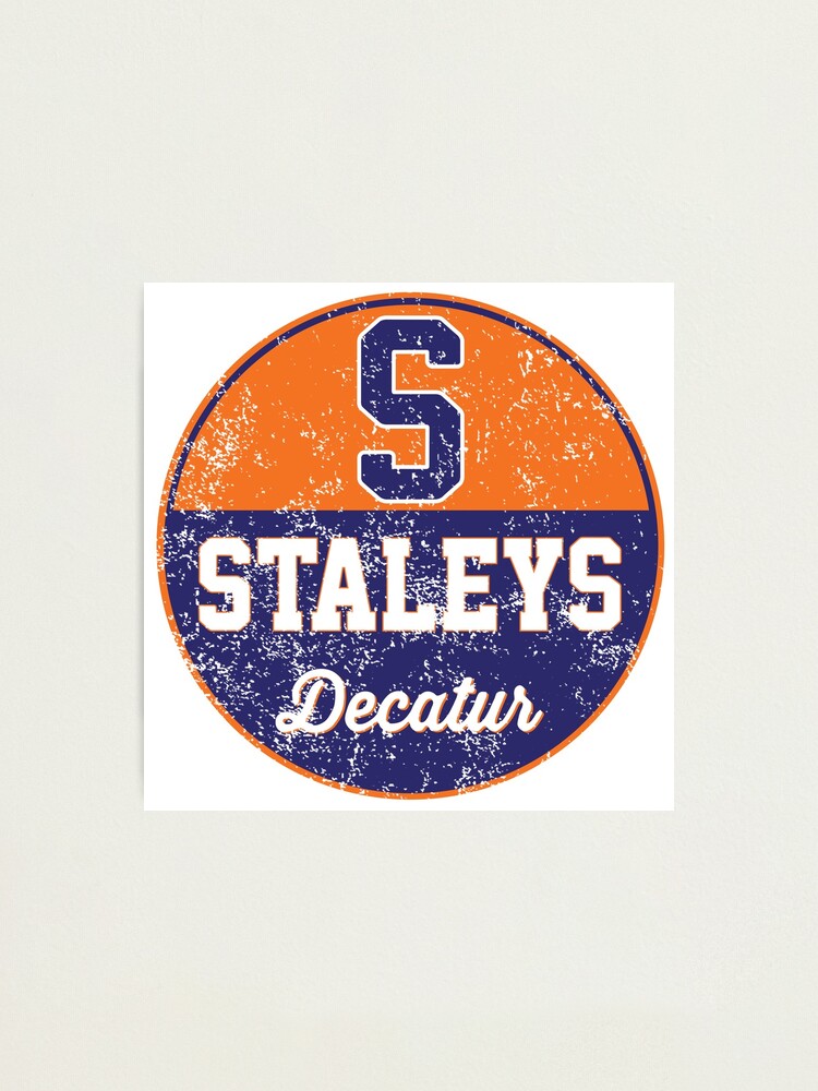 Lámina fotográfica «Logotipo angustiado de Decatur Staley - Equipo de ...