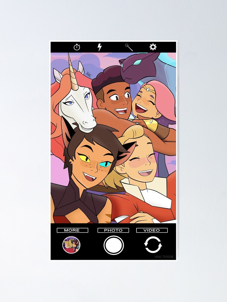 "Best friend squad" Poster by Violetrashie | Redbubble