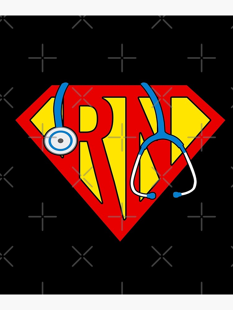 "RN Super Nurse" Poster von Nkioi | Redbubble