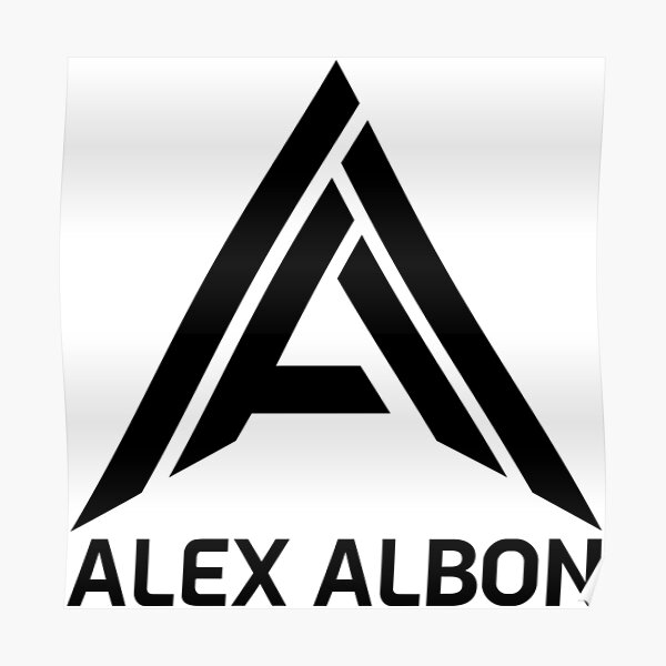 "F1 - Alex Albon" Poster by engyles | Redbubble