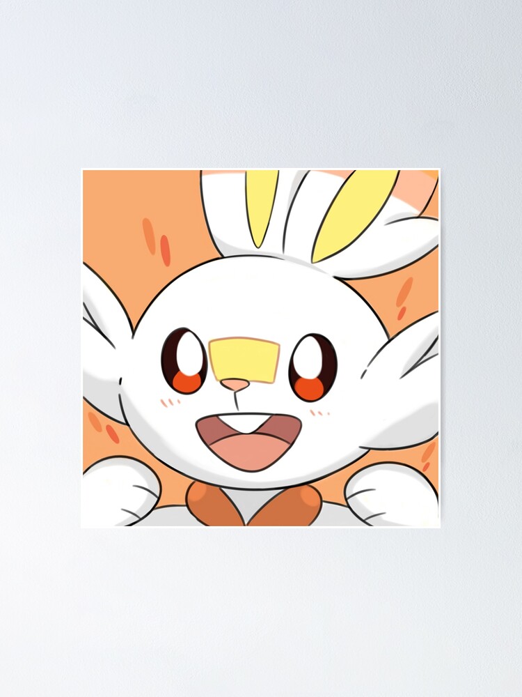 "Chibi scorbunny" Poster by joseanimates | Redbubble