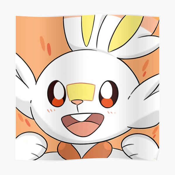 "Chibi scorbunny" Poster by joseanimates | Redbubble