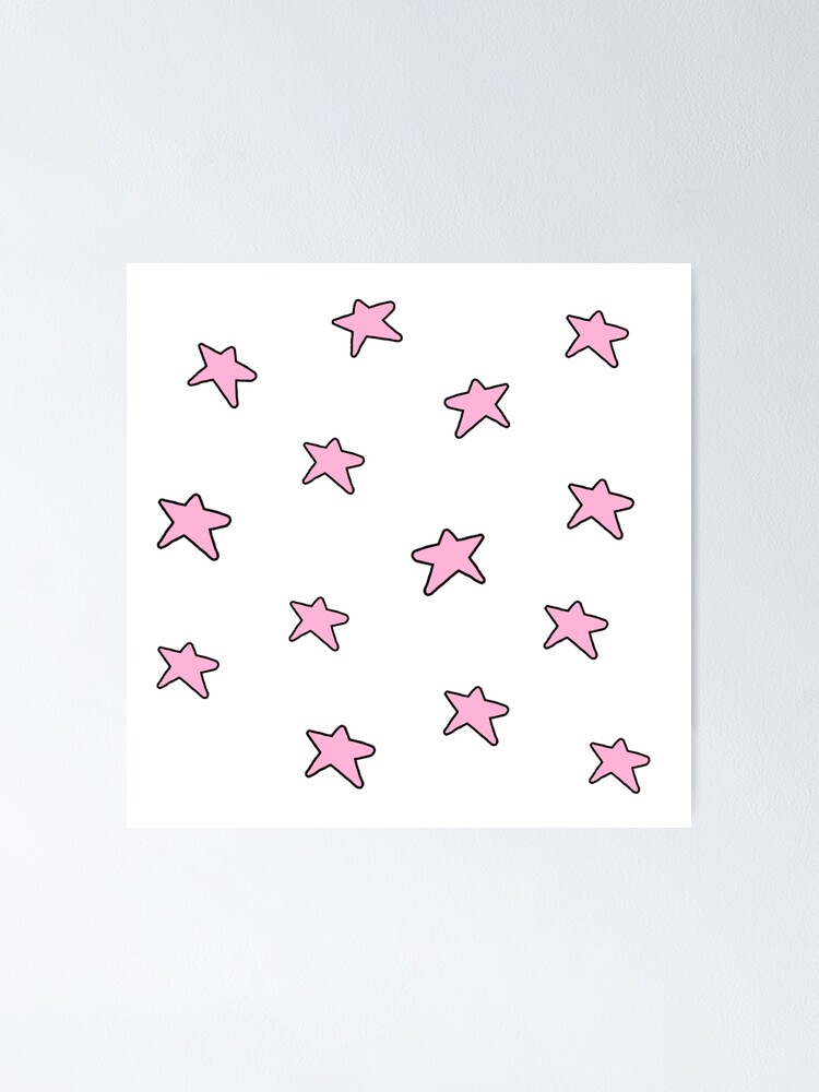 "Pink Pastel Stars Pack" Poster by FLAREapparel | Redbubble