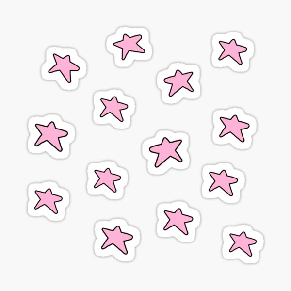 "Pink Pastel Stars Pack" Sticker by FLAREapparel | Redbubble