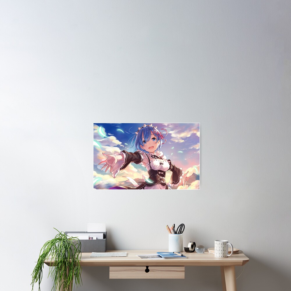 "Rem - Re:Zero" Poster for Sale by Joeyfuno | Redbubble