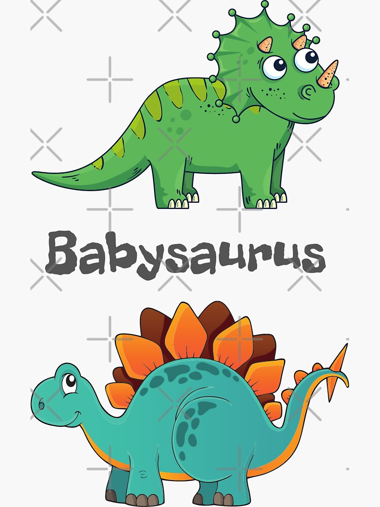 "Babysaurus" Sticker for Sale by teechicos | Redbubble