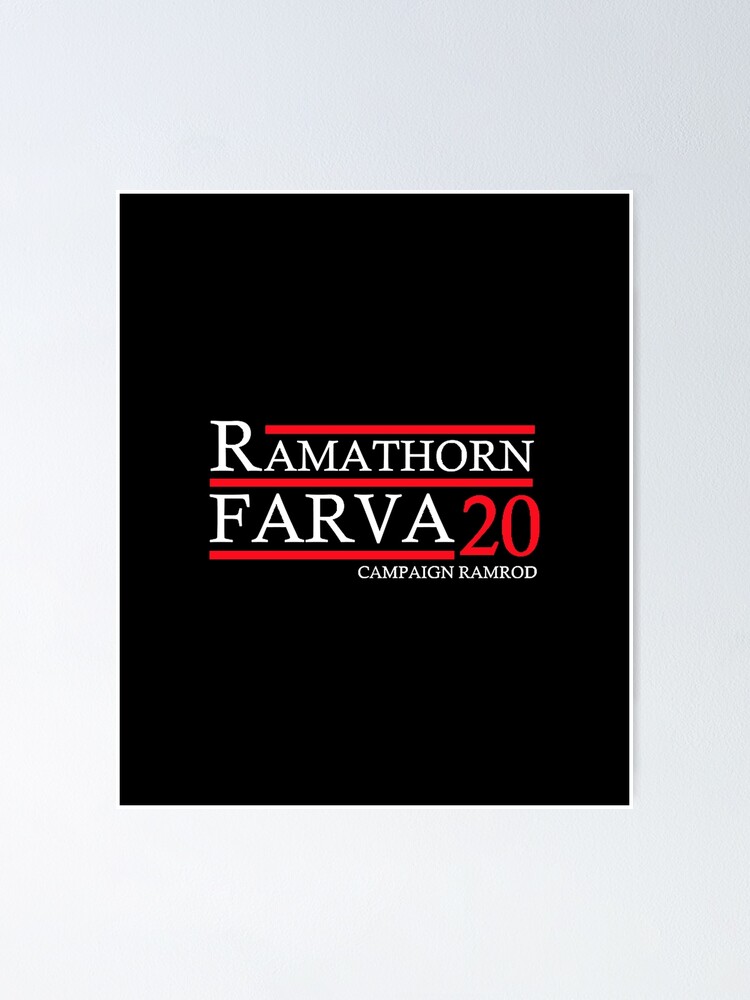 "RAMATHORN FARVA" Poster for Sale by greartshop1 | Redbubble
