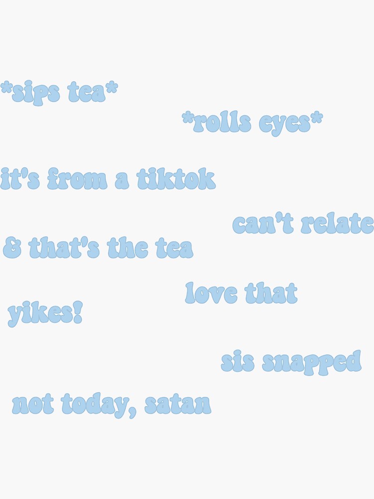 "Blue Meme Sticker Pack" Sticker for Sale by cahull322 | Redbubble