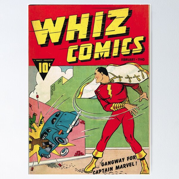 Whiz Comics 2 Shazam First Appearance Poster For Sale By