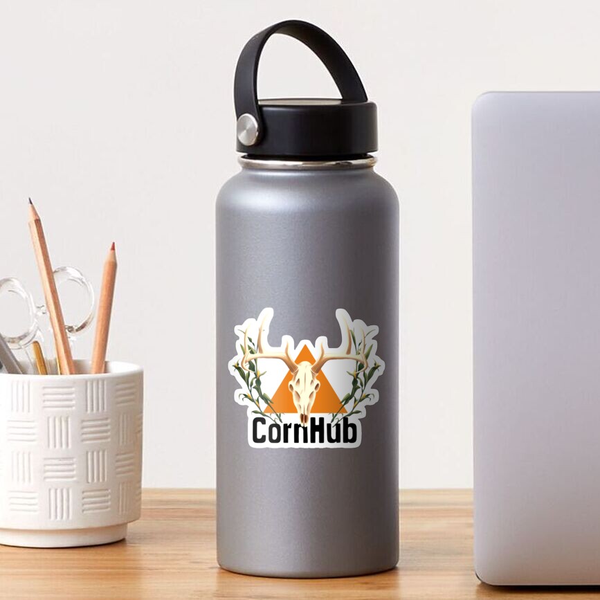 "CornHub Logo designed by Local Artist" Sticker for Sale by cornhub316 ...